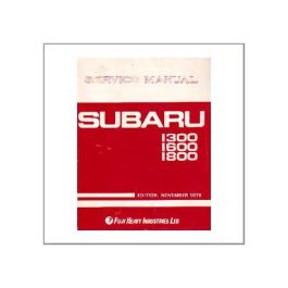 Subaru 1300,1600,1800 - Service Manual Engine and Body Supplement